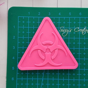 Biohazard Symbol Mold, 5 Cm, for Resin and Polymer Clay - Etsy