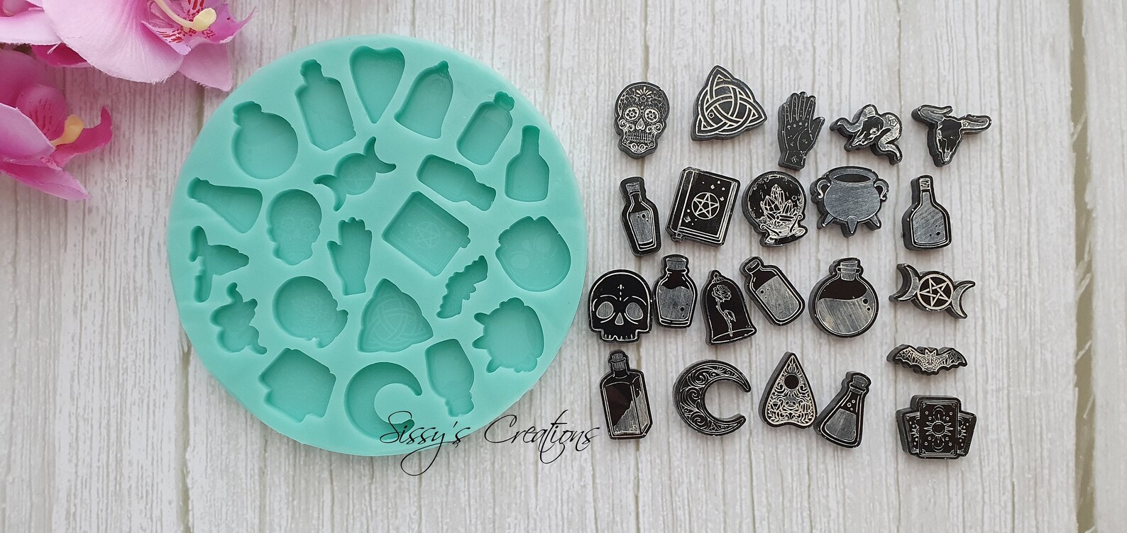 22 Pcs Magic Mold Palette 2 Cm for Resin and Polymer Clay | Etsy