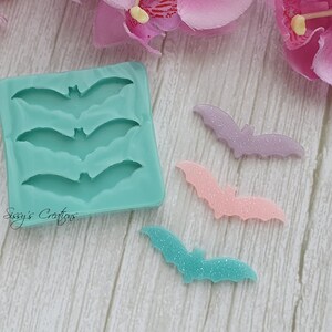 Bats Mold, 4 Cm, for Resin and Polymer Clay - Etsy