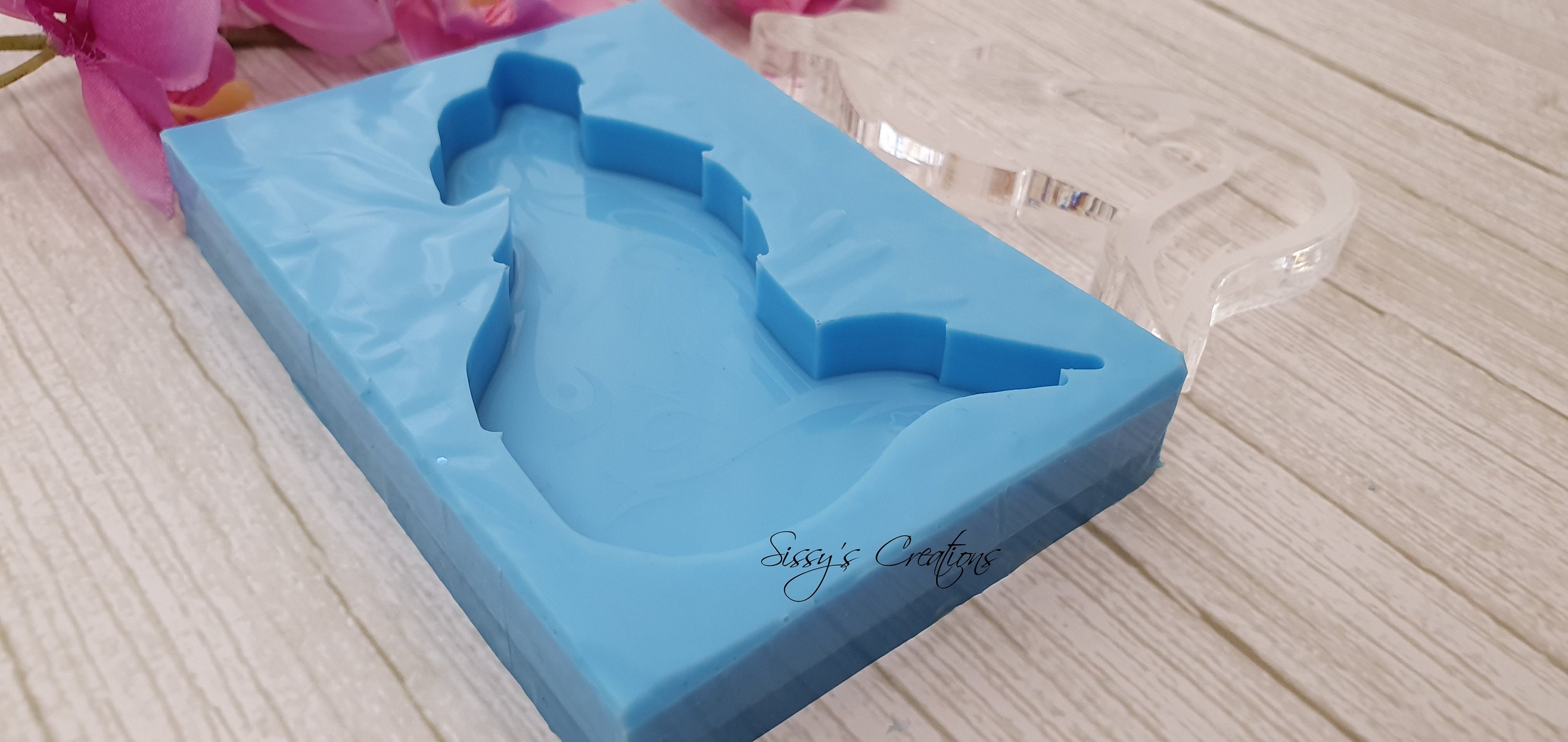 BIG Wolf Mold 10 Cm for Resin and Polymer Clay | Etsy