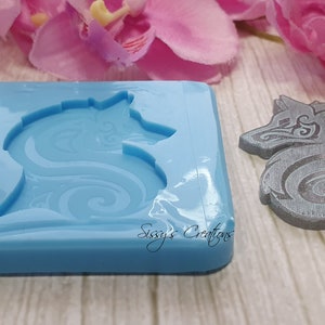 Wolf Mandala Mold, 5 Cm, for Resin and Polymer Clay - Etsy