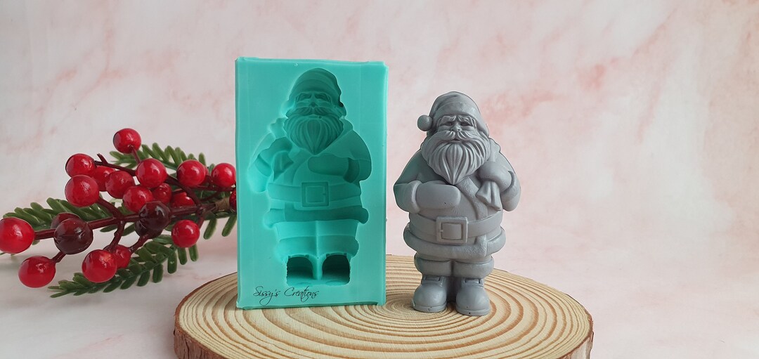 Santa Claus 3D Mold, 7 Cm, for Resin and Polymer Clay - Etsy