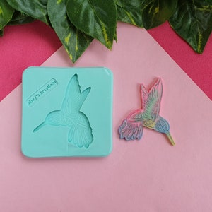 Hummingbird Mold, 5 Cm, for Epoxy Resin, Polymer Clay, Wax, Soap ...