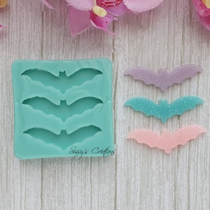 Bats Mold, 4 Cm, for Resin and Polymer Clay - Etsy