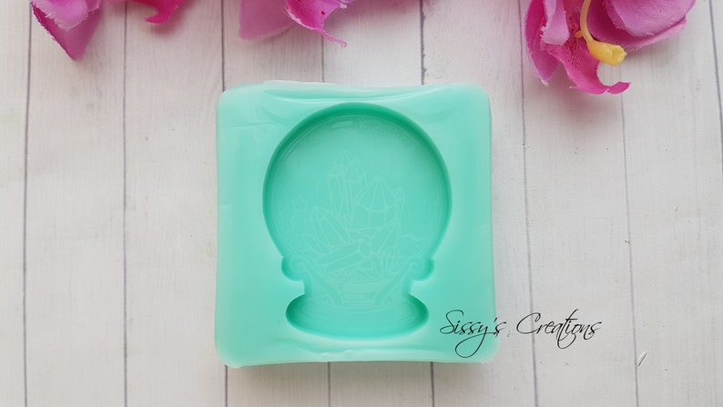 Crystals Ball Mold 5 cm for Resin and Polymer Clay | Etsy