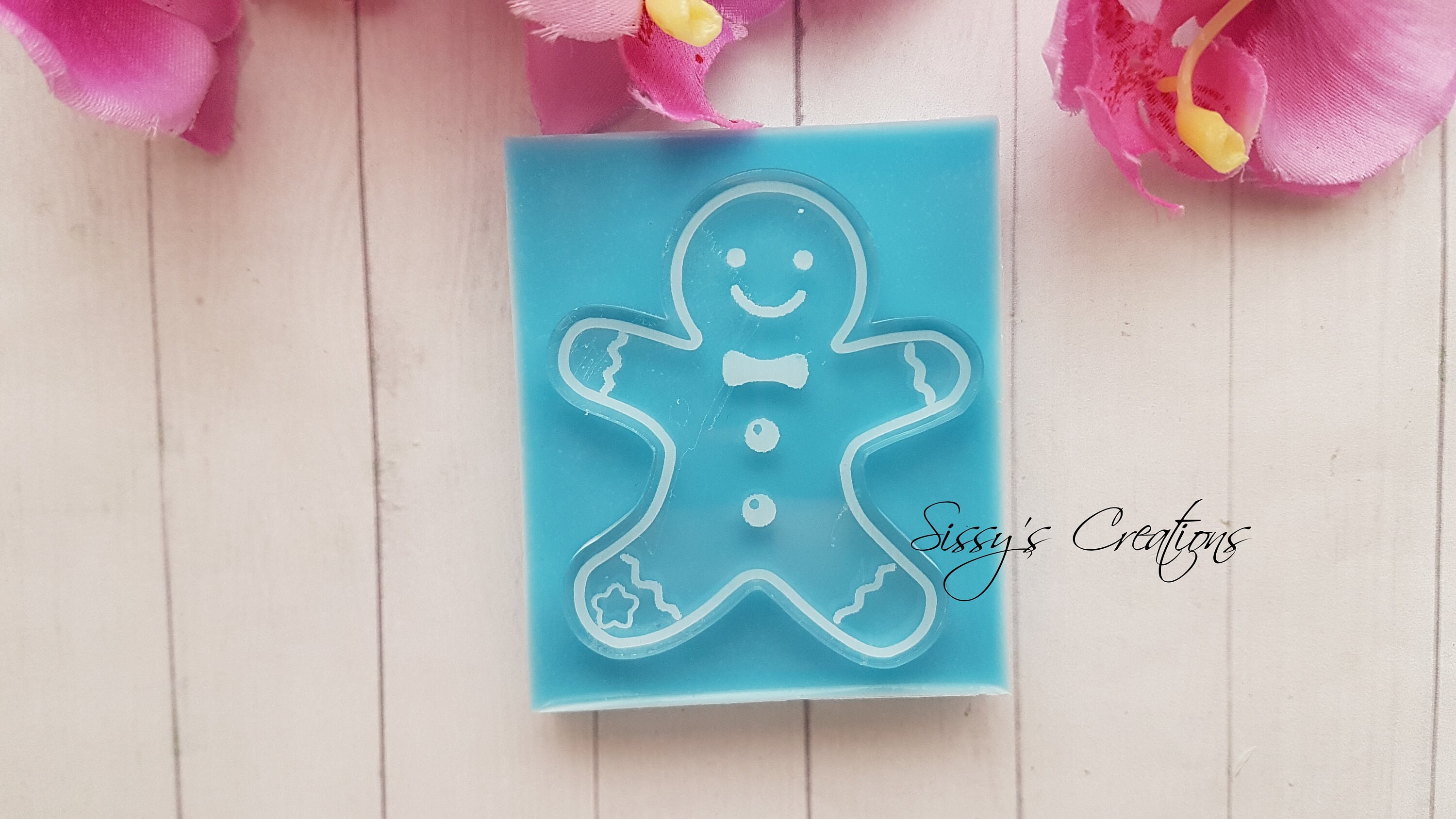 Christmas Gingerbread Man Mold 5 Cm for Resin and Polymer | Etsy