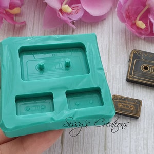 Music Cassette Mold, 4 Cm, for Resin and Polymer Clay - Etsy