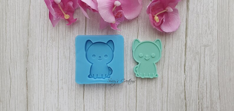 Cat Mold 5 Cm for Resin and Polymer Clay - Etsy