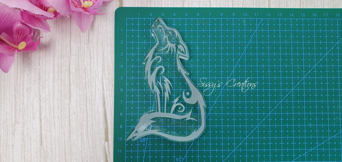 BIG Wolf Mold 10 Cm for Resin and Polymer Clay | Etsy