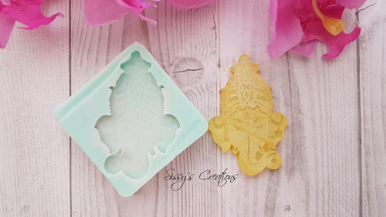 Ganesha Mold 5 cm for Resin and Polymer Clay | Etsy