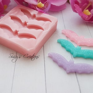 Bats Mold 4 Cm for Resin and Polymer Clay | Etsy