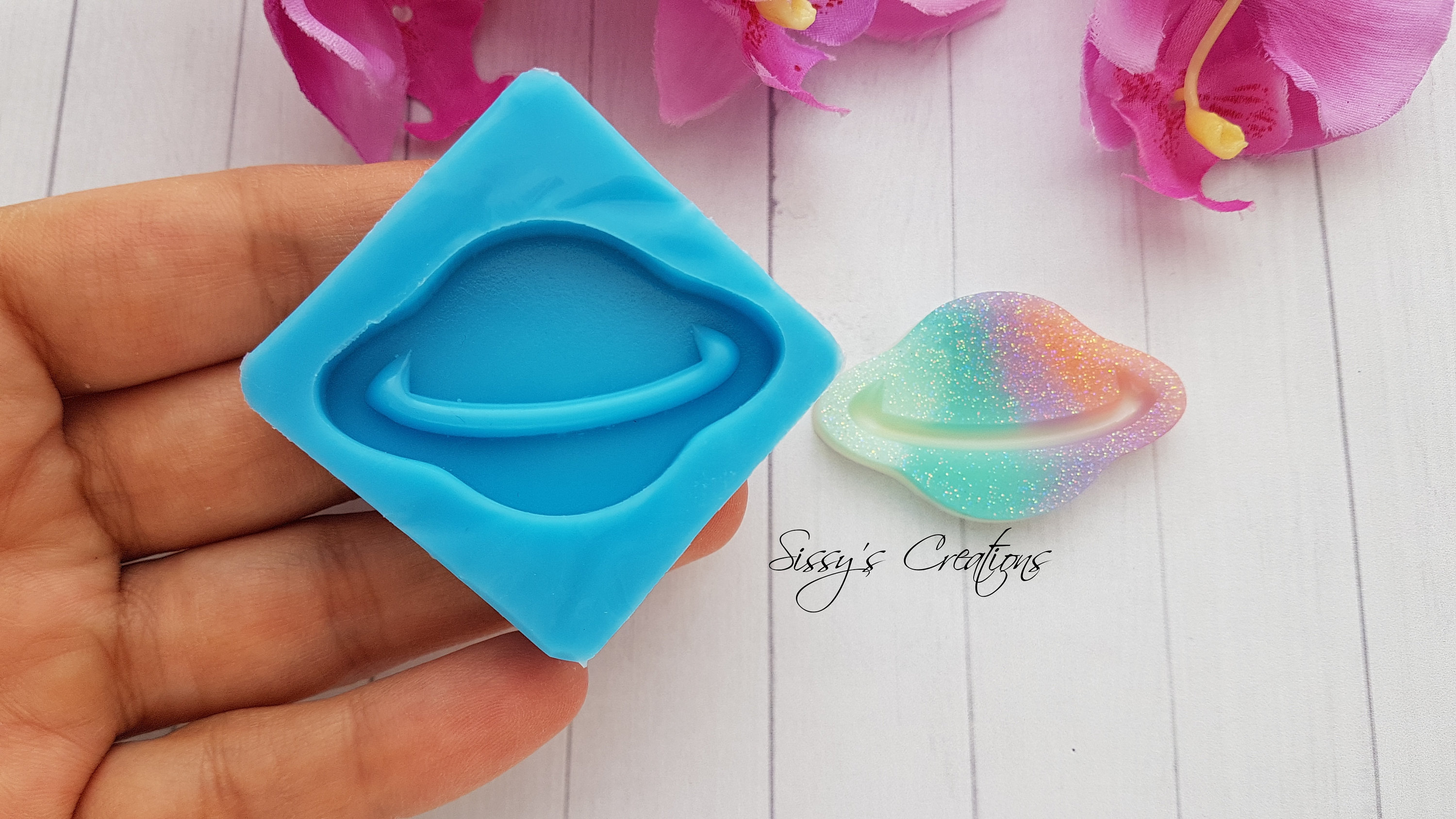 Planet Mold 5 cm for Resin and Polymer Clay | Etsy