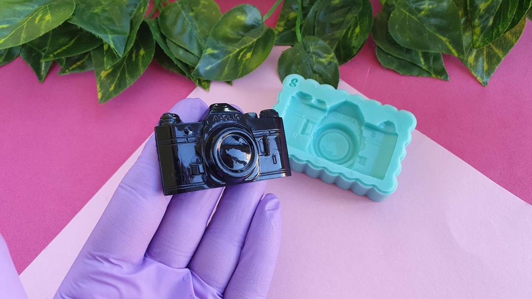 Camera Mold, 5 Cm, for Epoxy Resin, Polymer Clay, Wax, Soap, Plaster ...