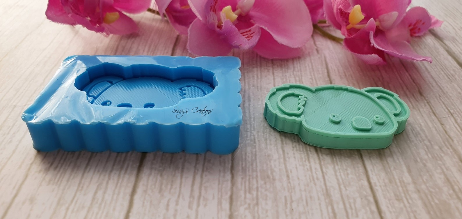 Koala Face Mold 5 Cm for Resin and Polymer Clay - Etsy