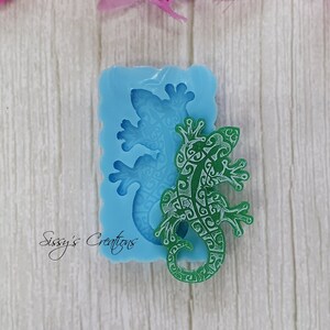 Gecko Mandala Mold, 5 Cm, for Resin and Polymer Clay - Etsy