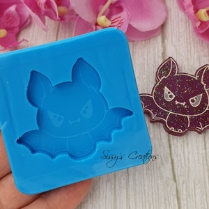 Bat Mold, Halloween, 5 Cm, for Resin and Polymer Clay - Etsy