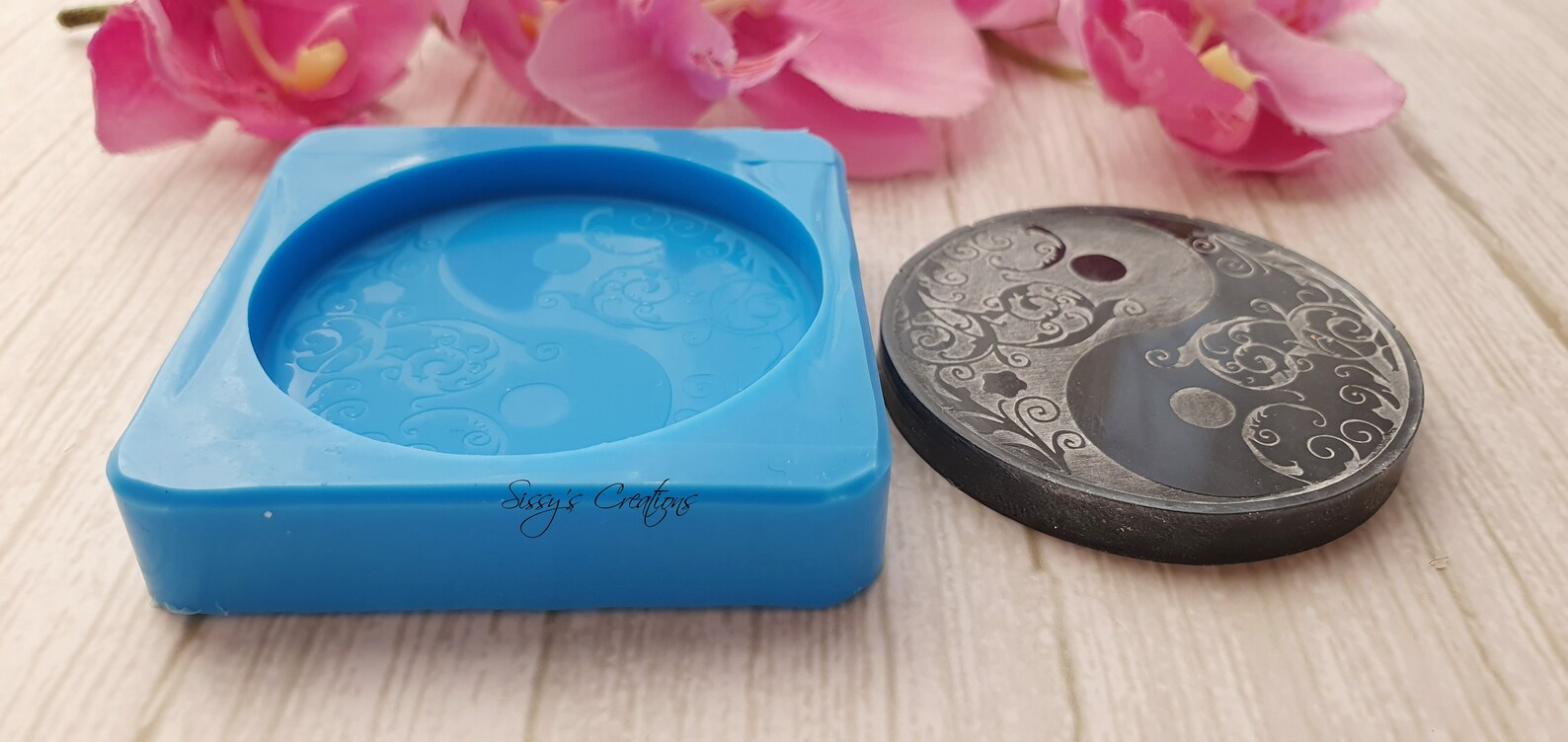 Yin E Yang Mold 5 Cm for Resin and Polymer Clay - Etsy