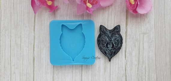 Wolf Silicone Mold 5 Cm for Resin and Polymer Clay | Etsy