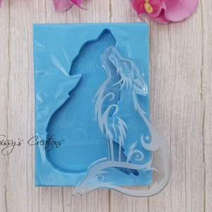 BIG Wolf Mold, 10 Cm, for Resin and Polymer Clay - Etsy