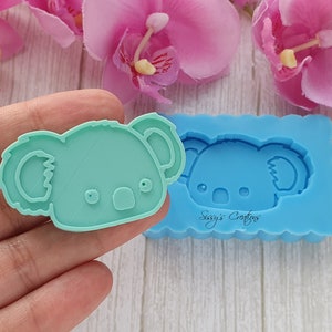 Koala Face Mold, 5 Cm, for Resin and Polymer Clay - Etsy