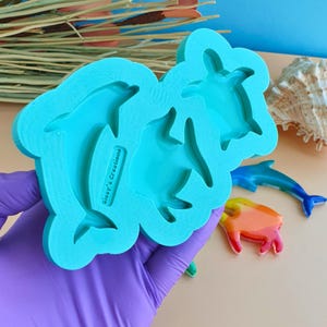 Sea Animals Silicone Mold for Ocean Glossy Resin Art and Summer ...