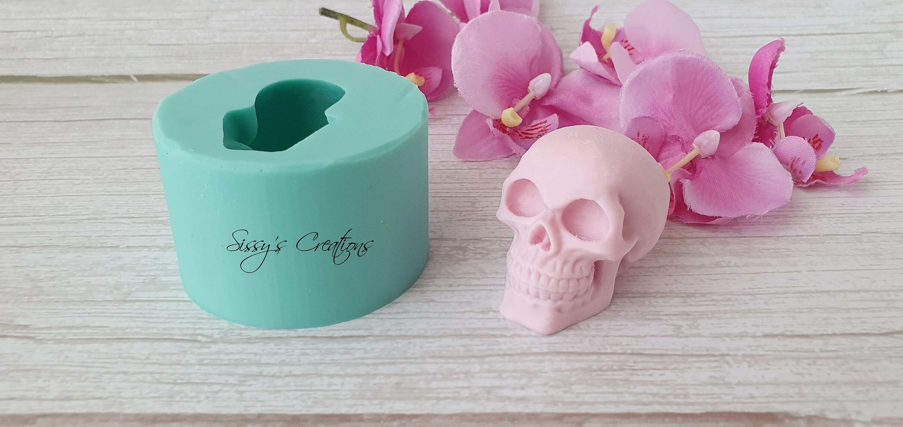 Skull 3D Mold 5 Cm for Resin and Polymer Clay - Etsy