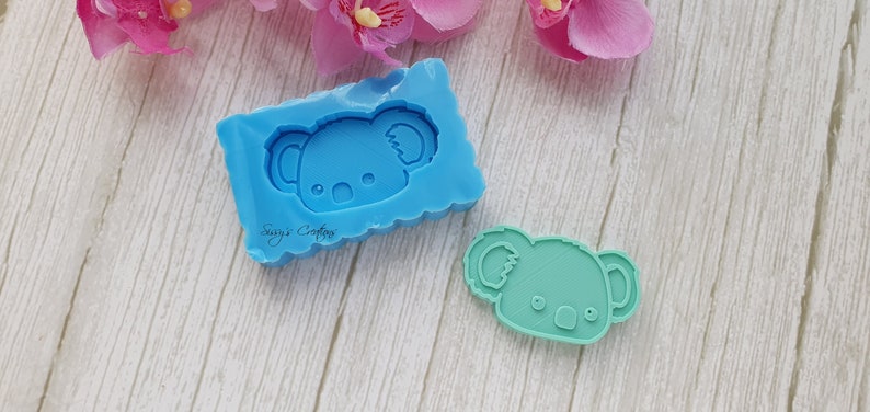 Koala Face Mold 5 Cm for Resin and Polymer Clay - Etsy