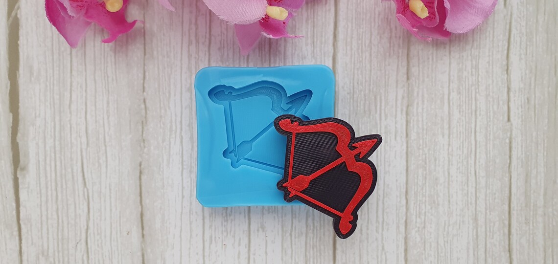 Archery Mold, 5 Cm, for Resin, Polymer Clay, Jasmonite, Soap, Wax ...