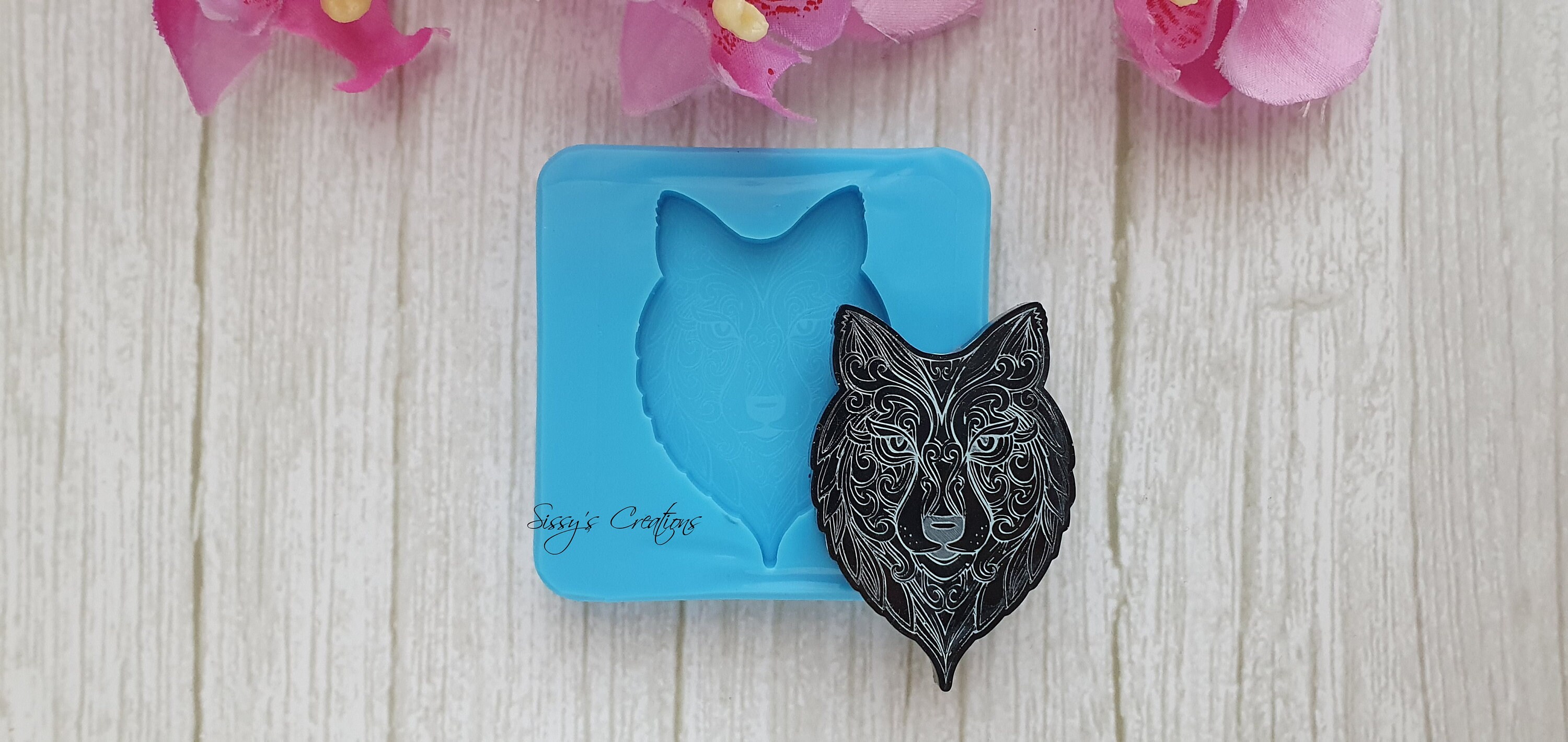 Wolf Silicone Mold 5 Cm for Resin and Polymer Clay | Etsy