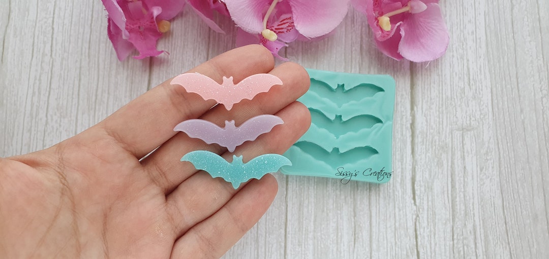 Bats Mold, 4 Cm, for Resin and Polymer Clay - Etsy