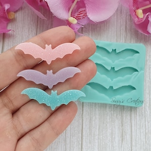 Bats Mold, 4 Cm, for Resin and Polymer Clay - Etsy
