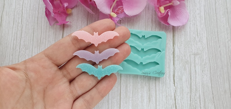 Bats Mold 4 Cm for Resin and Polymer Clay - Etsy