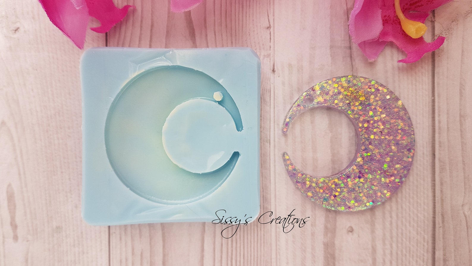 Moon Molds 5 Cm for Resin and Polymer Clay - Etsy