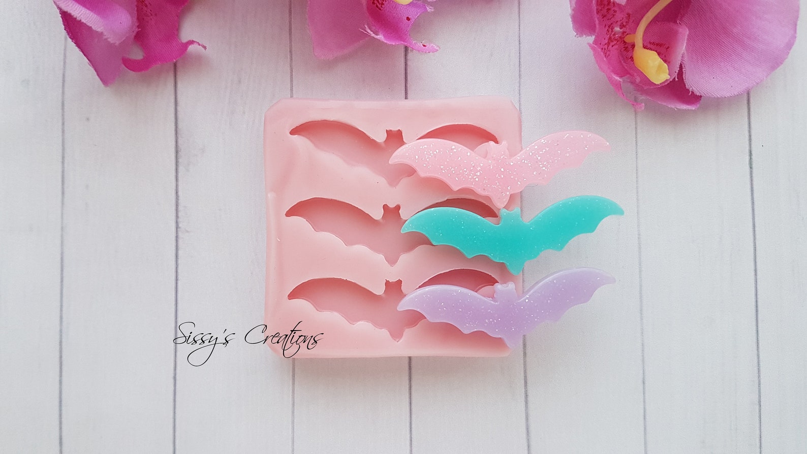 Bats Mold 4 Cm for Resin and Polymer Clay | Etsy