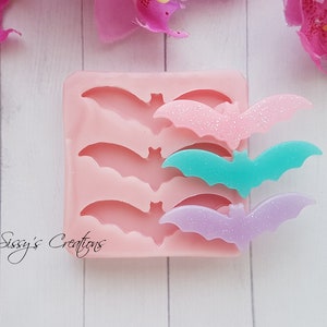 Bats Mold 4 Cm for Resin and Polymer Clay | Etsy