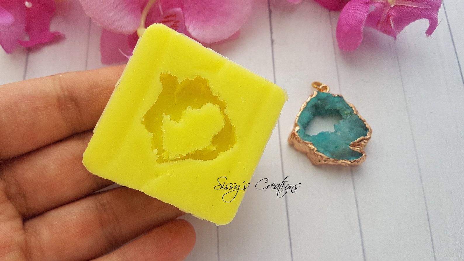 Natural Geode Little Mold 3 Cm for Resin and Polymer Clay - Etsy