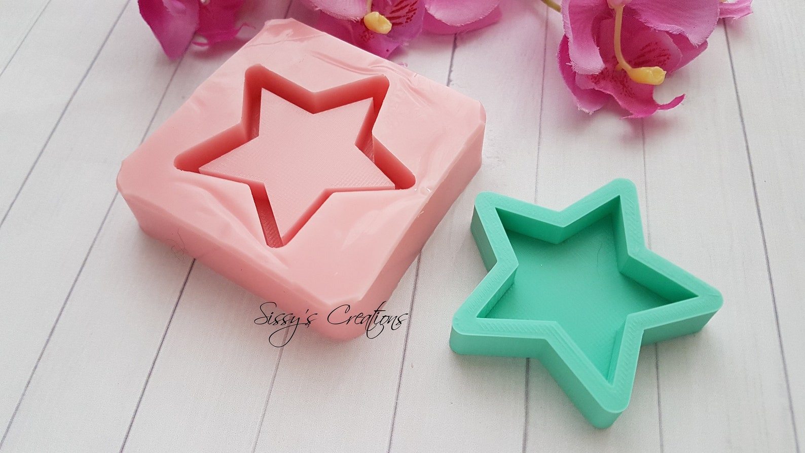 Star Shaker Mold 5 Cm for Resin and Polymer Clay | Etsy