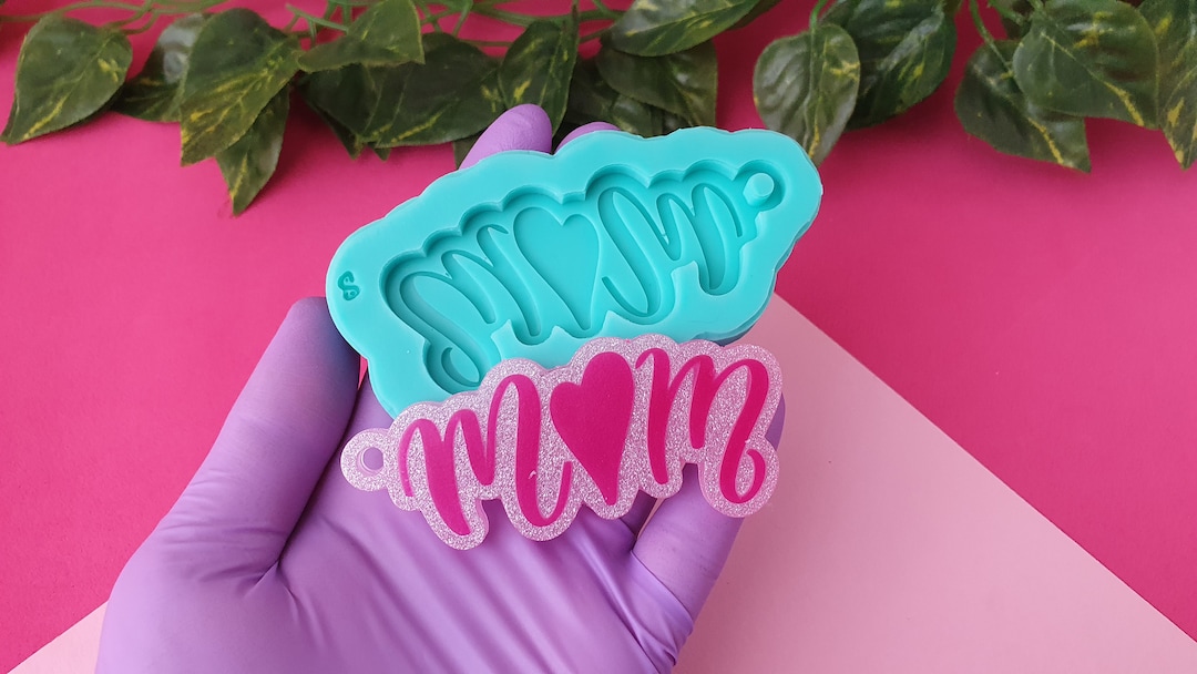 Mom Mold, Mother's Day, 8 Cm, for Epoxy Resin, Polymer Clay, Wax, Soap ...