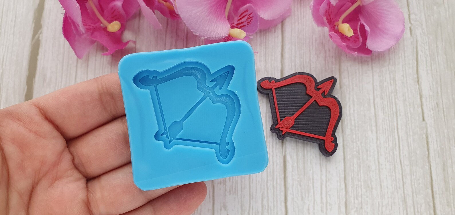 Archery Mold, 5 Cm, for Resin, Polymer Clay, Jasmonite, Soap, Wax ...