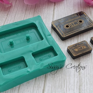 Music Cassette Mold, 4 Cm, for Resin and Polymer Clay - Etsy