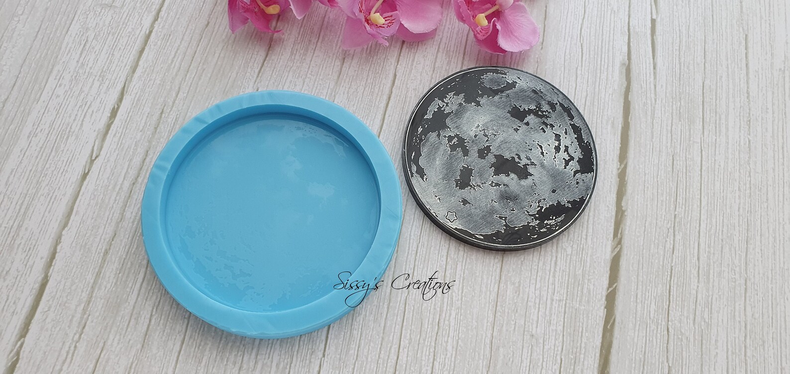 BIG Moon Mold 10 Cm for Resin and Polymer Clay - Etsy