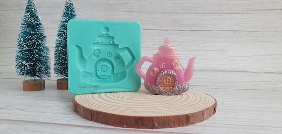 Fairy House Mold Teapot Mold 6 Cm for Resin Polymer Clay - Etsy
