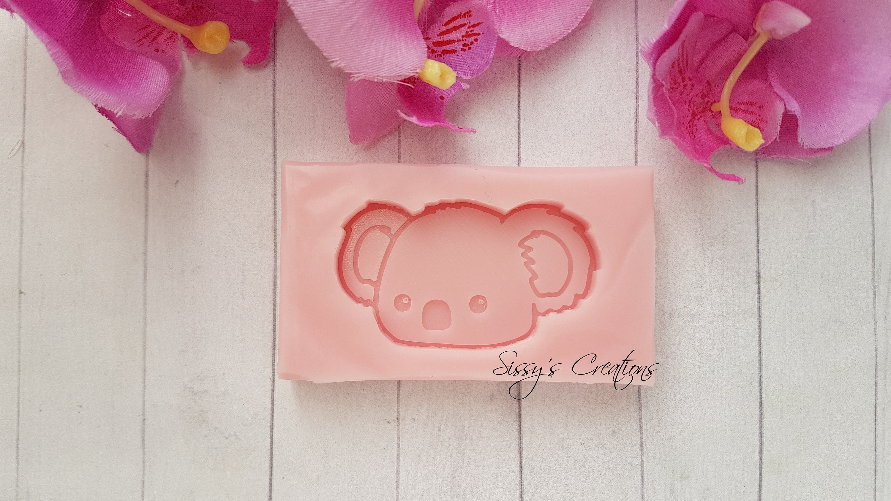 Koala Face Mold 5 Cm for Resin and Polymer Clay | Etsy