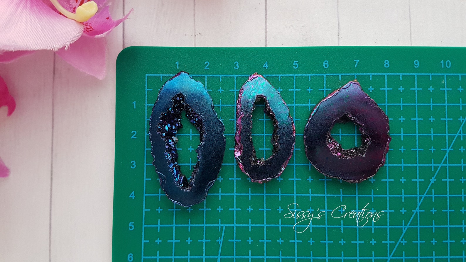 3 Pcs Natural Geode Mold 4 Cm for Resin and Polymer Clay - Etsy