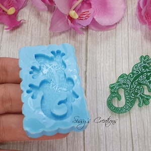 Gecko Mandala Mold, 5 Cm, for Resin and Polymer Clay - Etsy