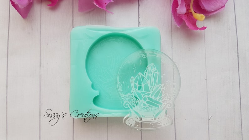 Crystals Ball Mold 5 Cm for Resin and Polymer Clay | Etsy