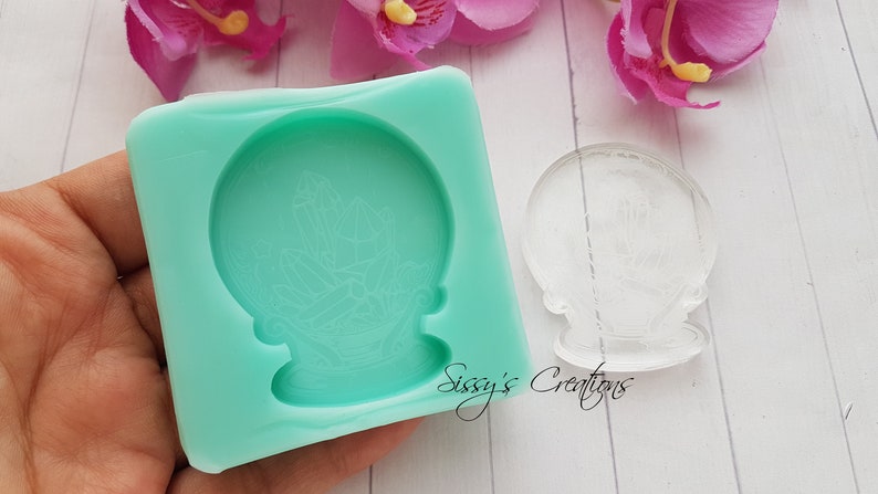 Crystals Ball Mold 5 Cm for Resin and Polymer Clay | Etsy