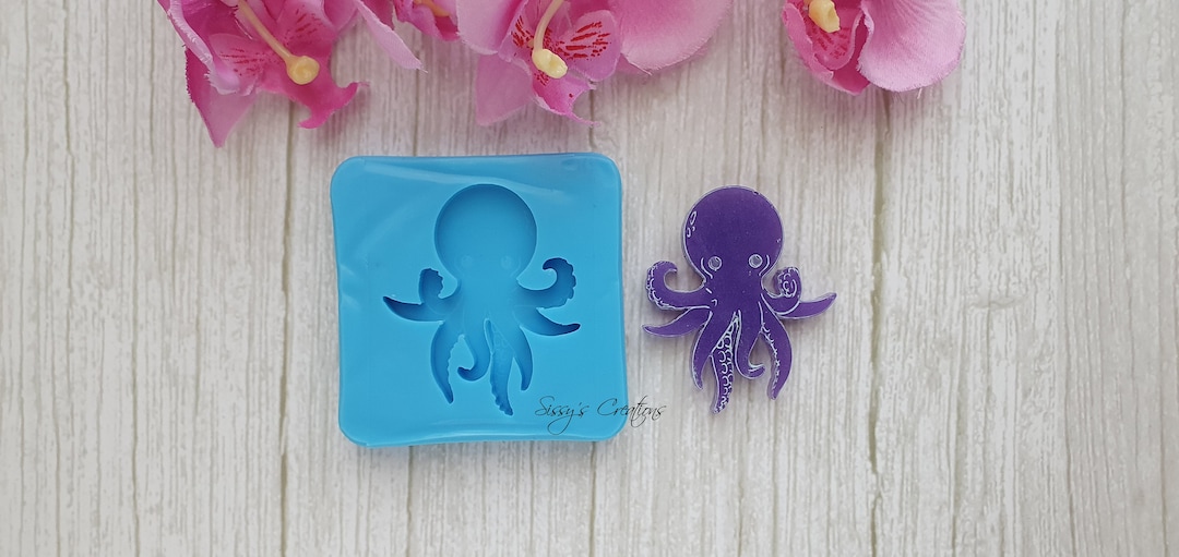 Octopus Silicone Mold 5 Cm for Resin and Polymer Clay - Etsy