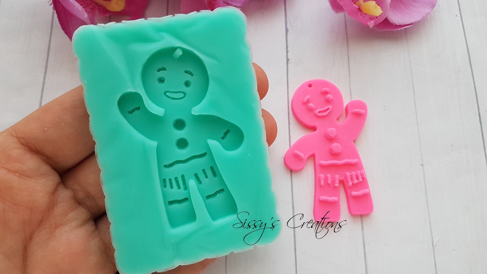 Christmas Gingerbread Man Mold 5 Cm for Resin and Polymer - Etsy