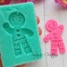 Christmas Gingerbread Man Mold, 5 Cm, for Resin and Polymer Clay - Etsy